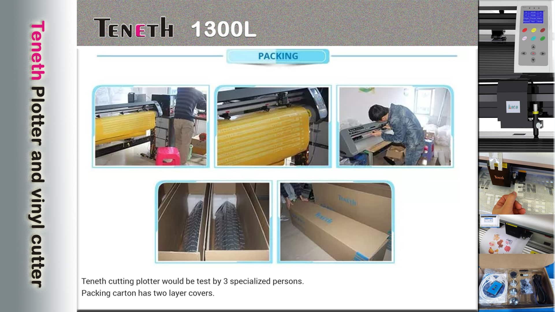 Teneth TH – 1300L 130CM Cutting Ploter with Original Signmaster RIP - Audley Printers Shop in ...